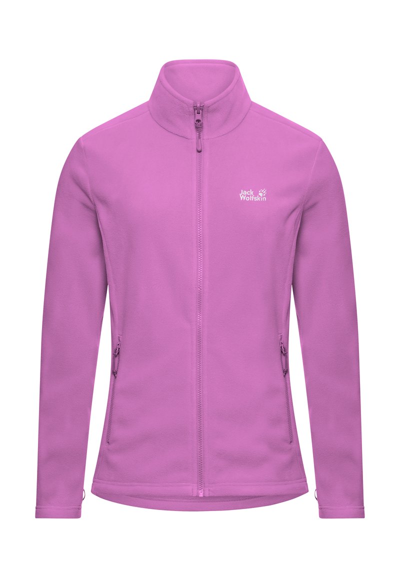 Jack Wolfskin TAUNUS 100 FZ W - Fleecejacke - foxglove/rosa - Zalando