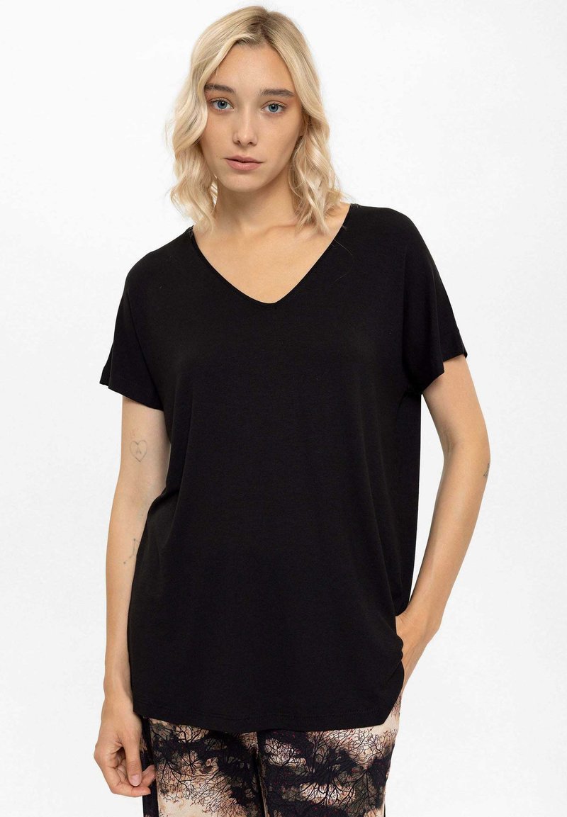 anou anou Print T-shirt - black - Zalando.ie