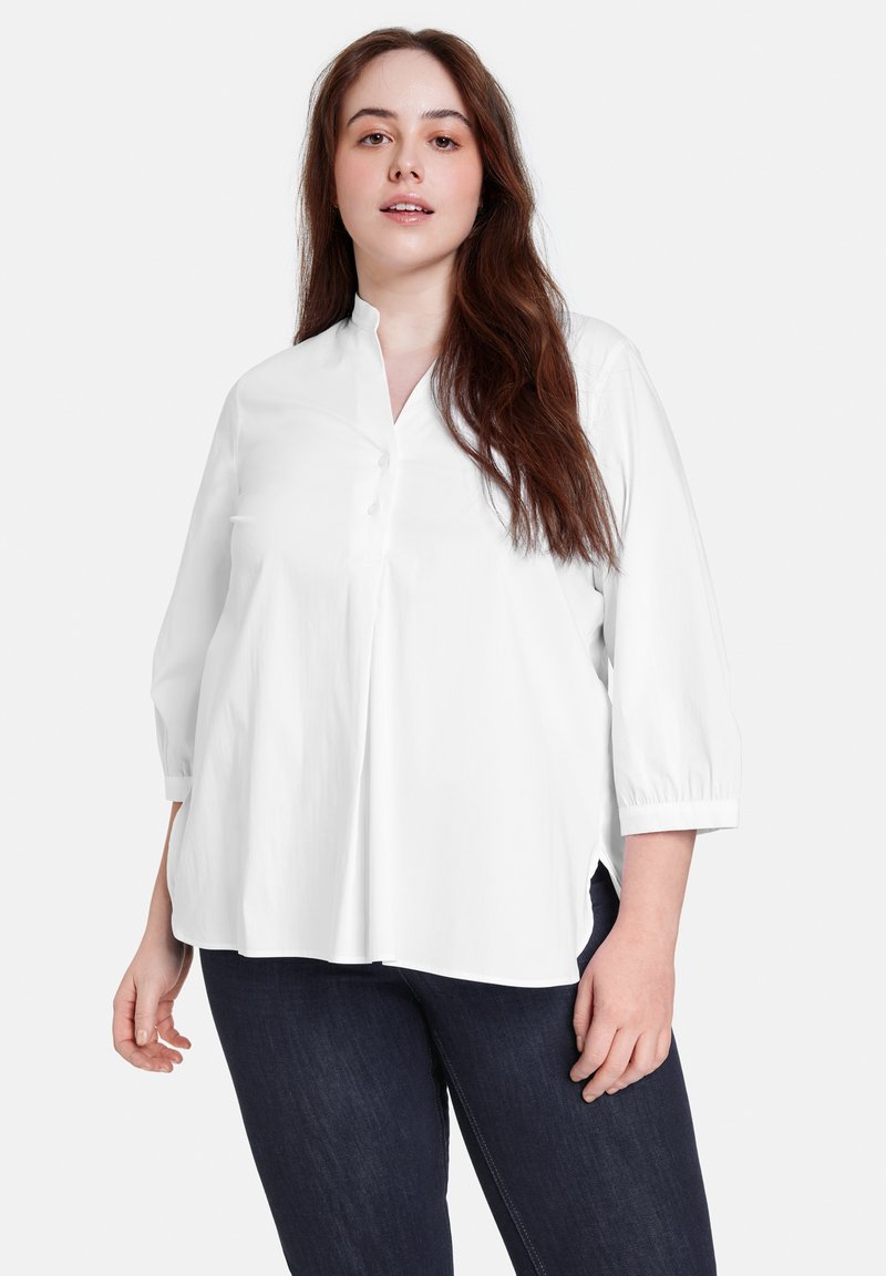 Samoon MIT 3/4 ARM - Blouse - white/wit - Zalando.be