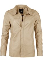 Maze Leather jacket - sand - Zalando.de
