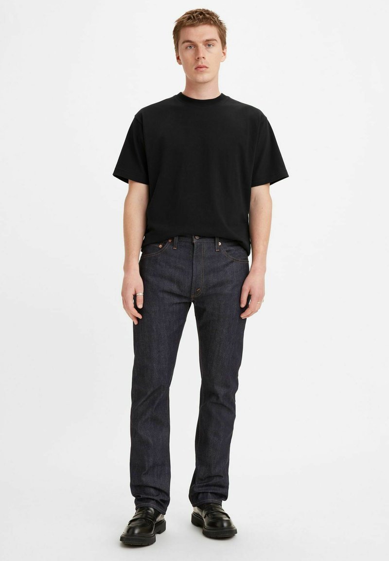 Levi's® 505™ REGULAR - Straight leg jeans - lvc organic/mottled dark ...