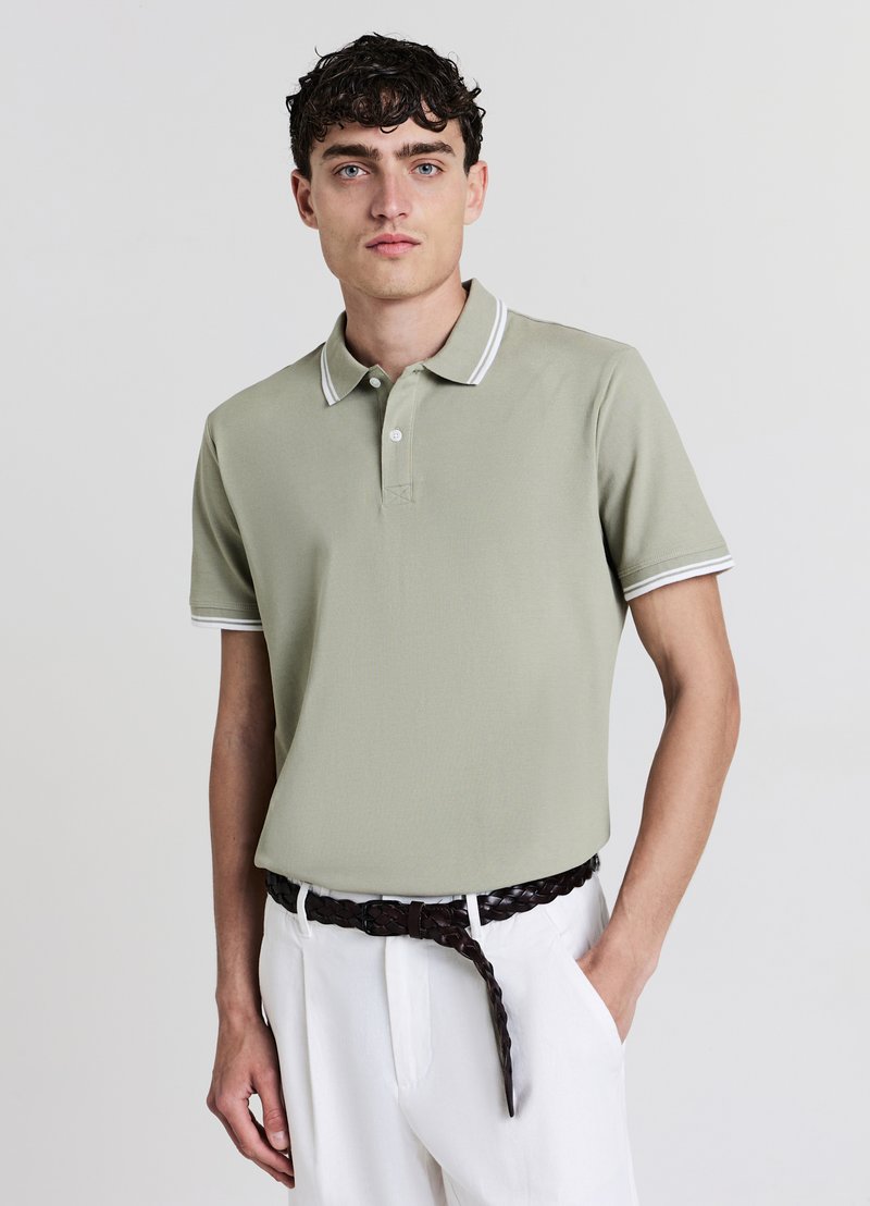 Calliope PROFILI - Polo - salvia/vert clair - ZALANDO.FR