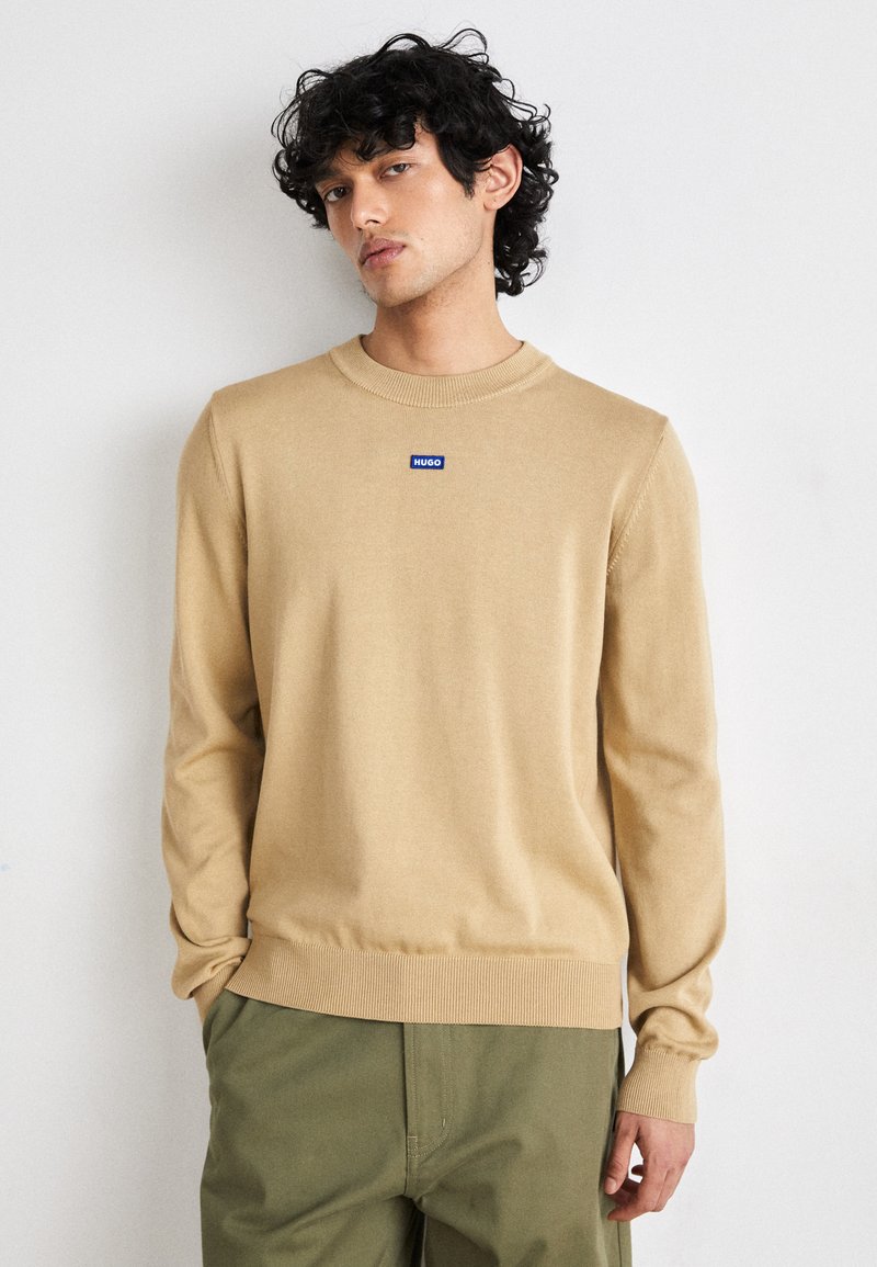 HUGO SAN COSMO - Jumper - medium beige/beige - Zalando