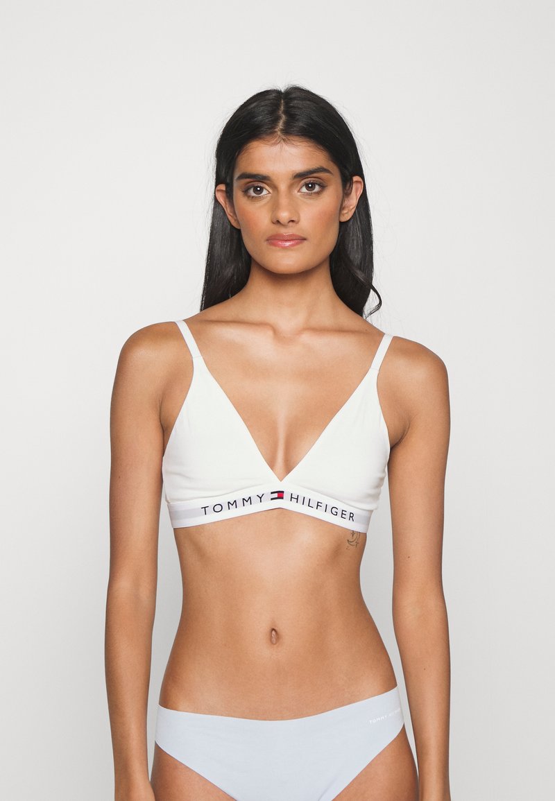 Tommy Hilfiger UNLINED TRIANGLE - Triangel BH - white/weiß - Zalando.de