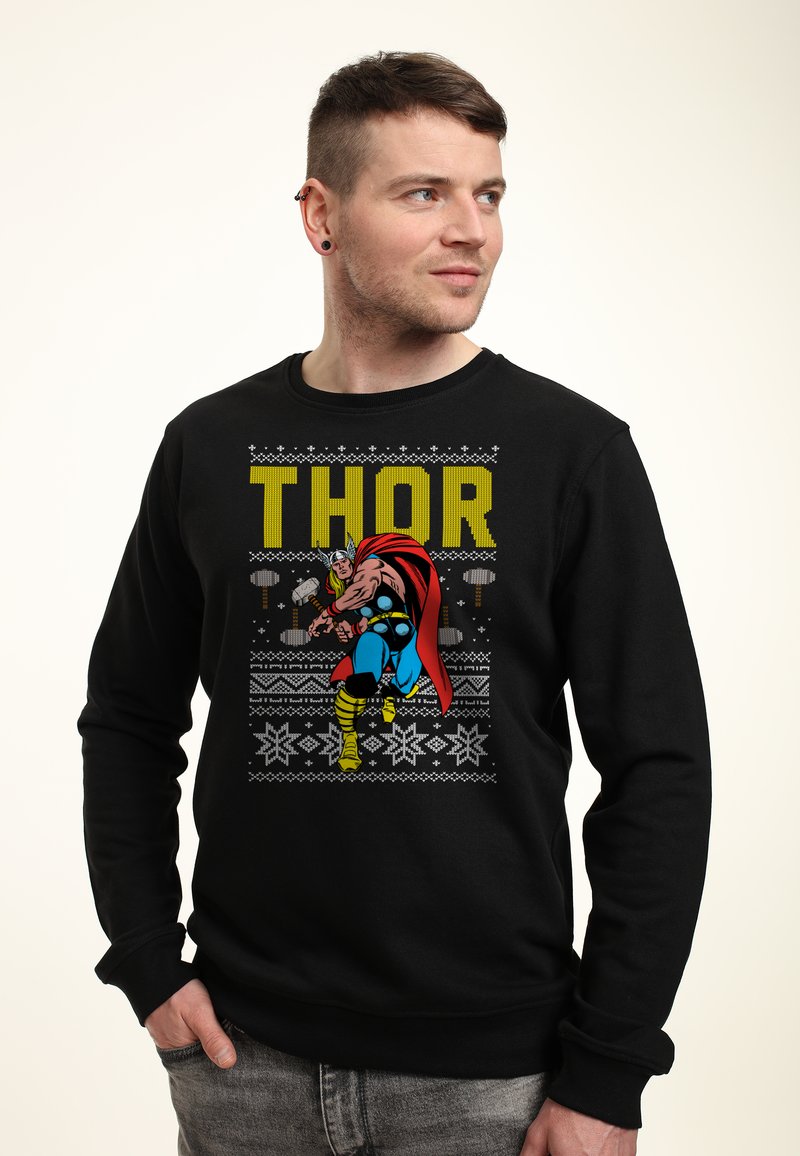 Henry Tiger AVENGERS CLASSIC UGLY THOR - Sweatshirt - black - Zalando.de