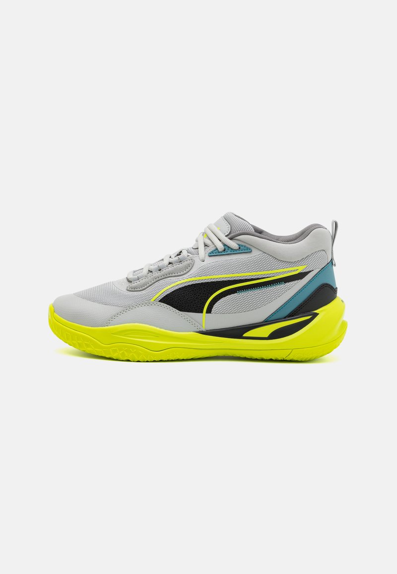 Puma PLAYMAKER PRO - Indoorskor - bold blue/pro green/ash gray/cast ...