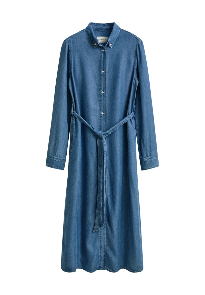 GANT Robe en jean - light indigo/bleu clair - ZALANDO