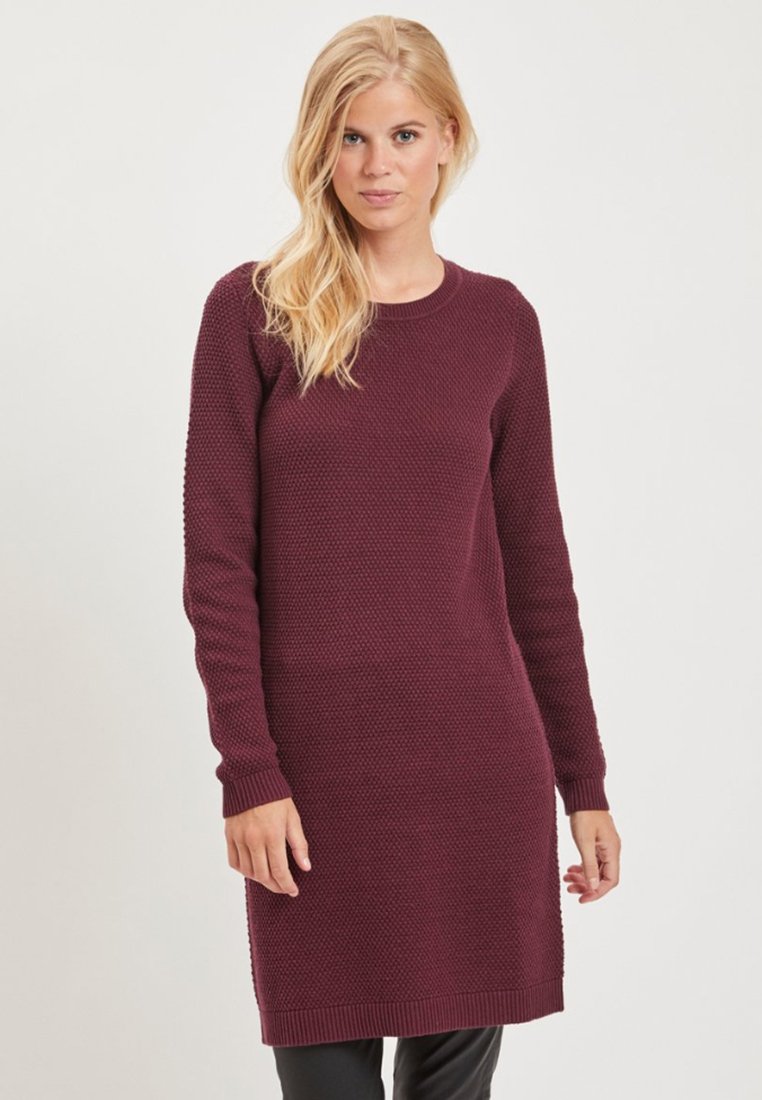 Strickkleid Bordeaux