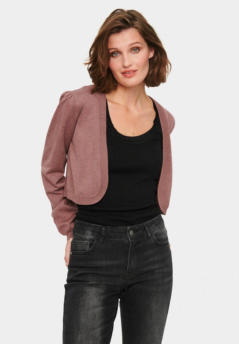 Saint Tropez MILASZ BOLERO - Vest - antler melange/tan - Zalando.nl