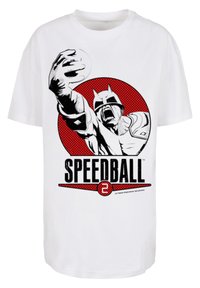 F4NT4STIC RETRO GAMING SPEEDBALL 2 BOXART - T-Shirt print - white/weiß ...