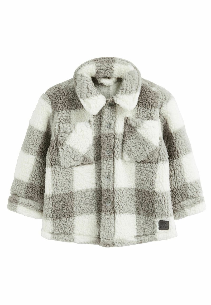 Next BORG - Fleece jacket - grey - Zalando