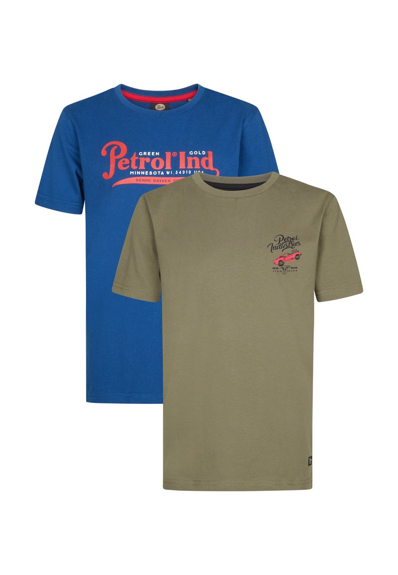 Petrol Industries 2-PACK LOGO YAZOO - T-shirt print - diverse ...