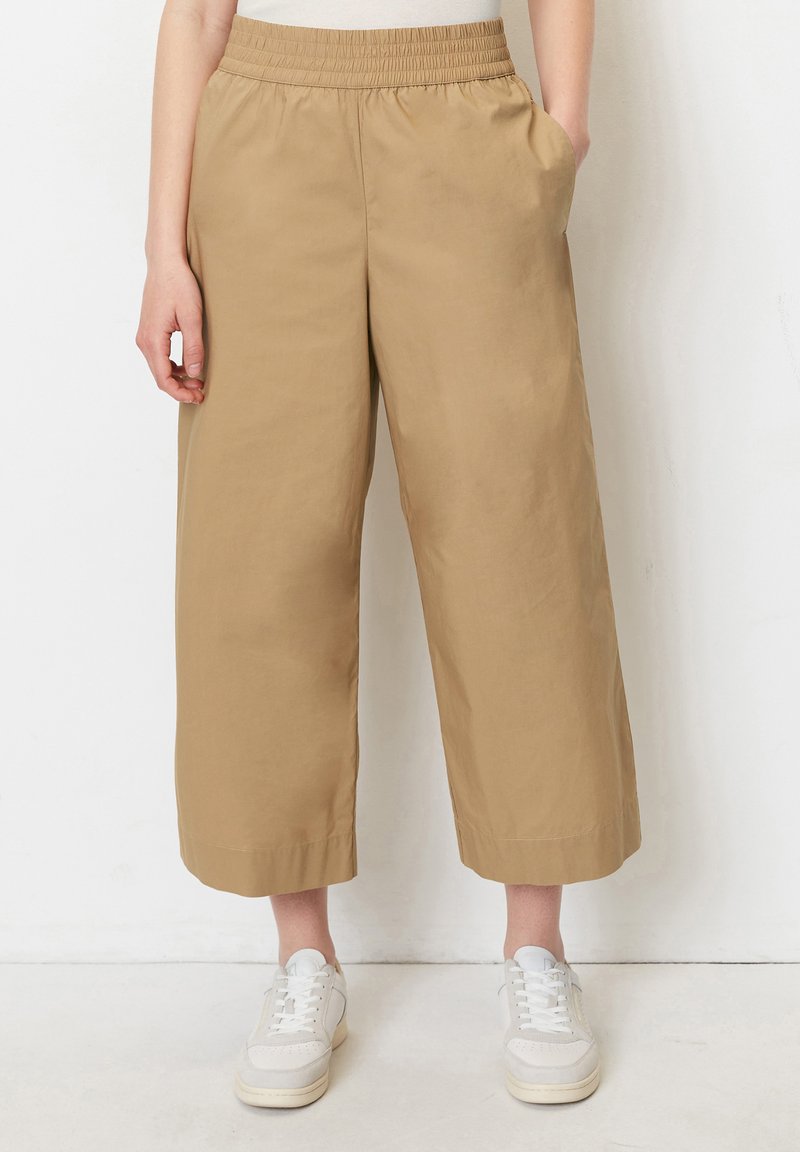 Marc O'Polo DENIM CULOTTES ELASTIC WAIST SEAM POCKETS SOLID COL - Broek ...