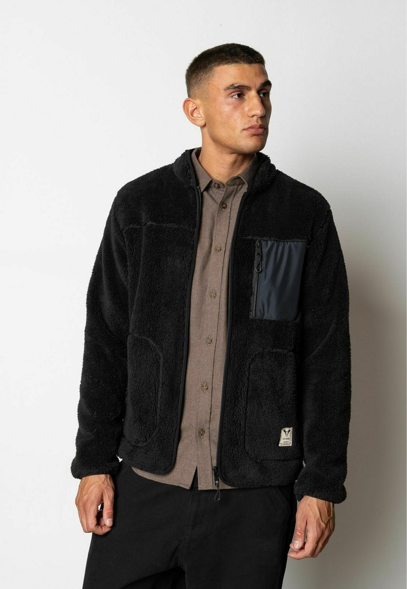 Fat Moose Fleece jacket - black - Zalando.ie