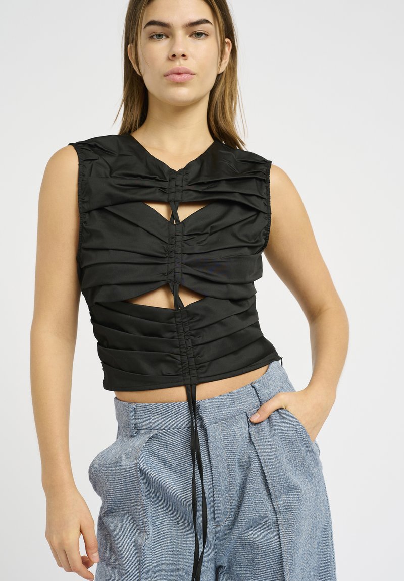 Gestuz ORIGAMIGZ - Blouse - black - Zalando.ie