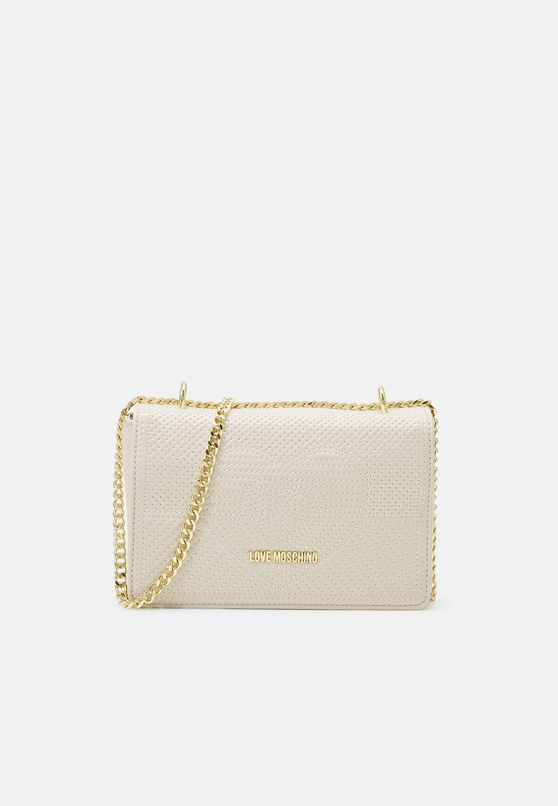 Love Moschino TWISTED BAG - Across body bag - avorio/off-white ...