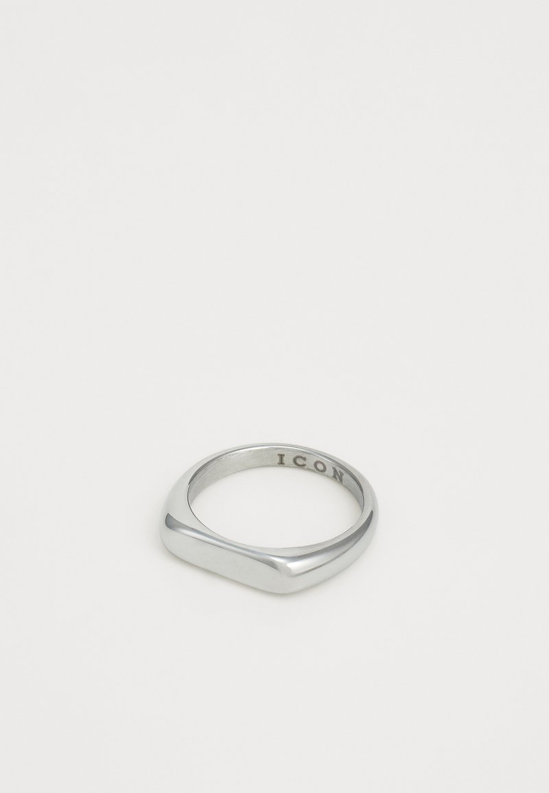 Icon Brand TOBIAS SIGNET - Bague - silver-coloured/argenté - ZALANDO.FR