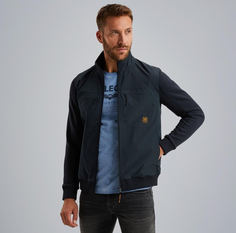 PME Legend HYBRID JACKET - Giacca da mezza stagione - salute/blu ...