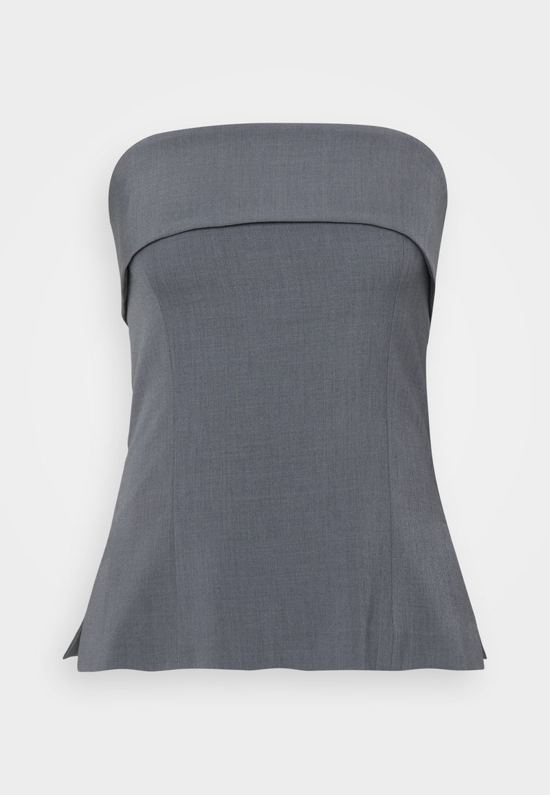 ONLY Tall ONLSVEA LIFE TUBE - Top - dark grey melange/mottled dark grey ...