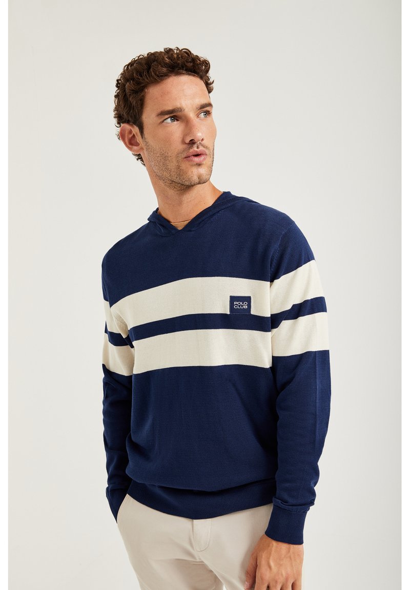 Polo Club Jersey con capucha - navy/azul - Zalando.es