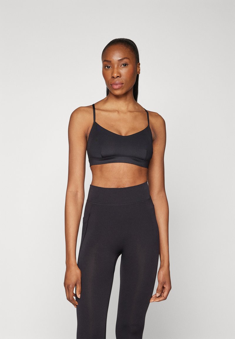 Hunkemöller SCOOP KEY HOLE - Light support sports bra - black - Zalando.ie