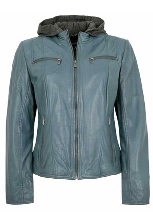 H.I.S SAIMINA - Lederjacke - blue/blau - Zalando.de