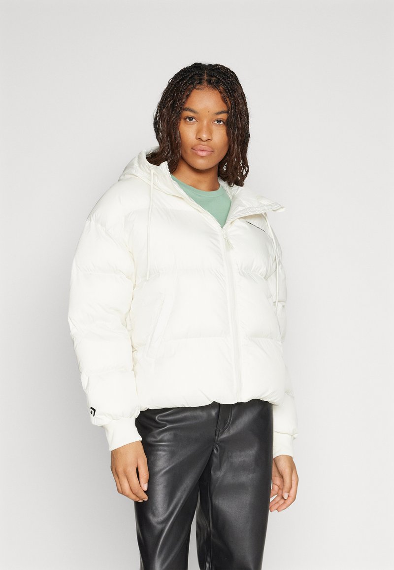 Converse SHORT PUFFER JACKET - Winter jacket - egret/white - Zalando.ie
