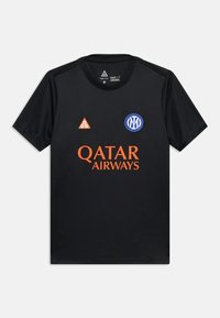 Nike Performance INTER MILAN UNISEX - Print T-shirt - black/safety ...