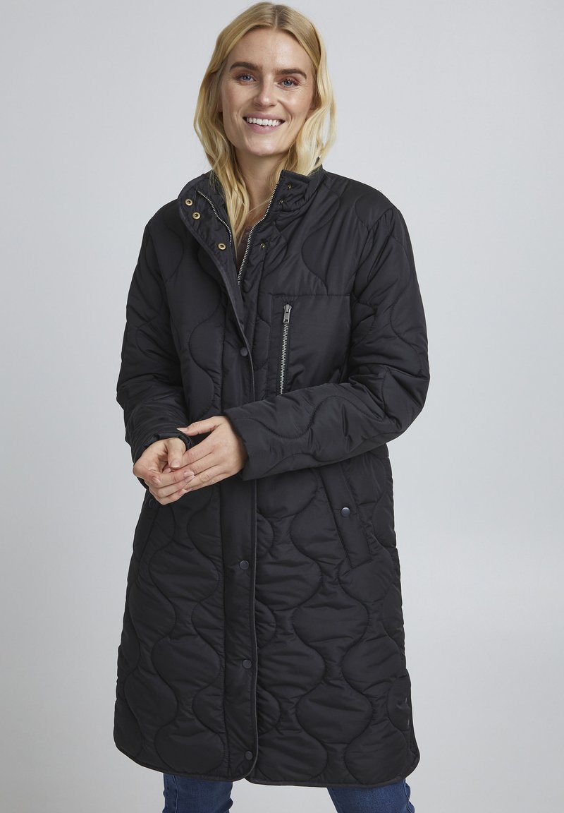 Fransa FRESQUILT 1 OUTERWEAR - Winter coat - black - Zalando.ie