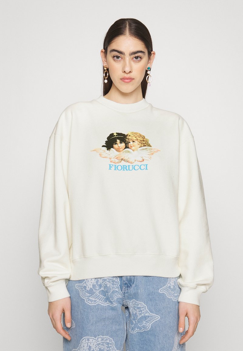 Fiorucci CREW NECK - Sweatshirt - white - Zalando.co.uk