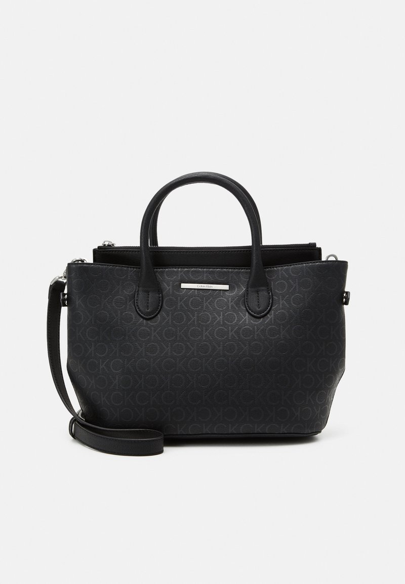 Calvin Klein DAILY DRESSED TOTE MONO - Handbag - black - Zalando.ie