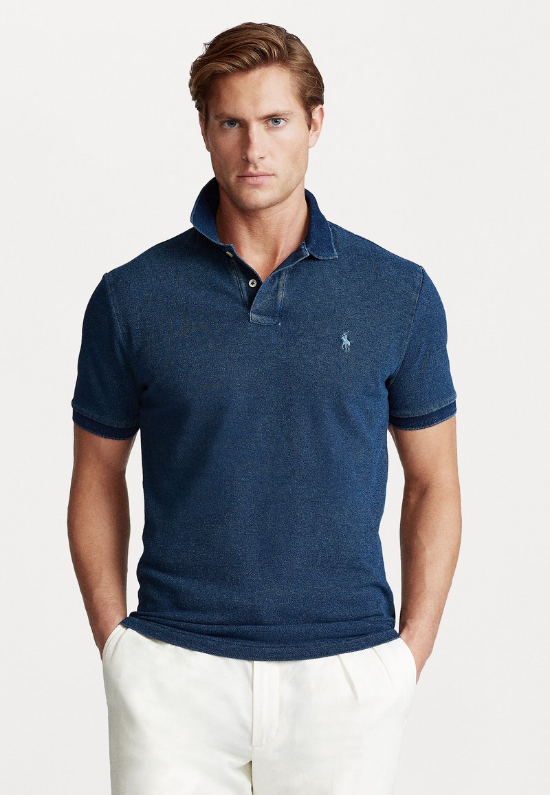 Polo Ralph Lauren SHORT SLEEVE - Polo shirt - dark indigo/blue ...