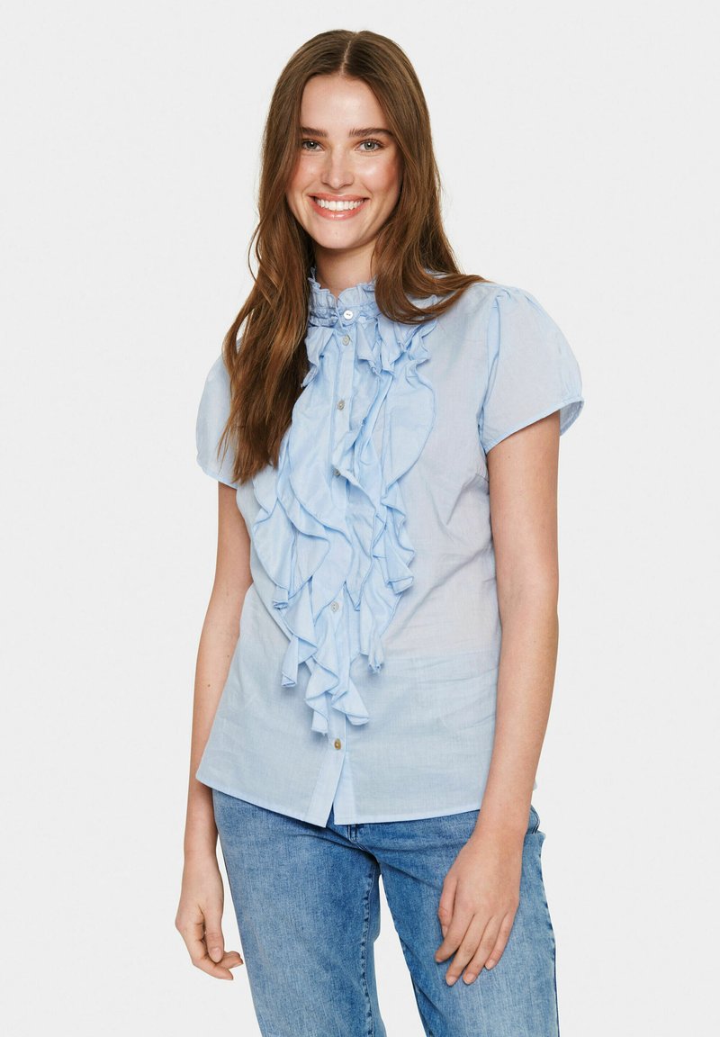 Saint Tropez TILLI - Hemdbluse - chambray blue/blau - Zalando.ch