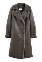 Next ROCHELLE SHEARLING - Wintermantel - charcoal grey/grau - Zalando.de