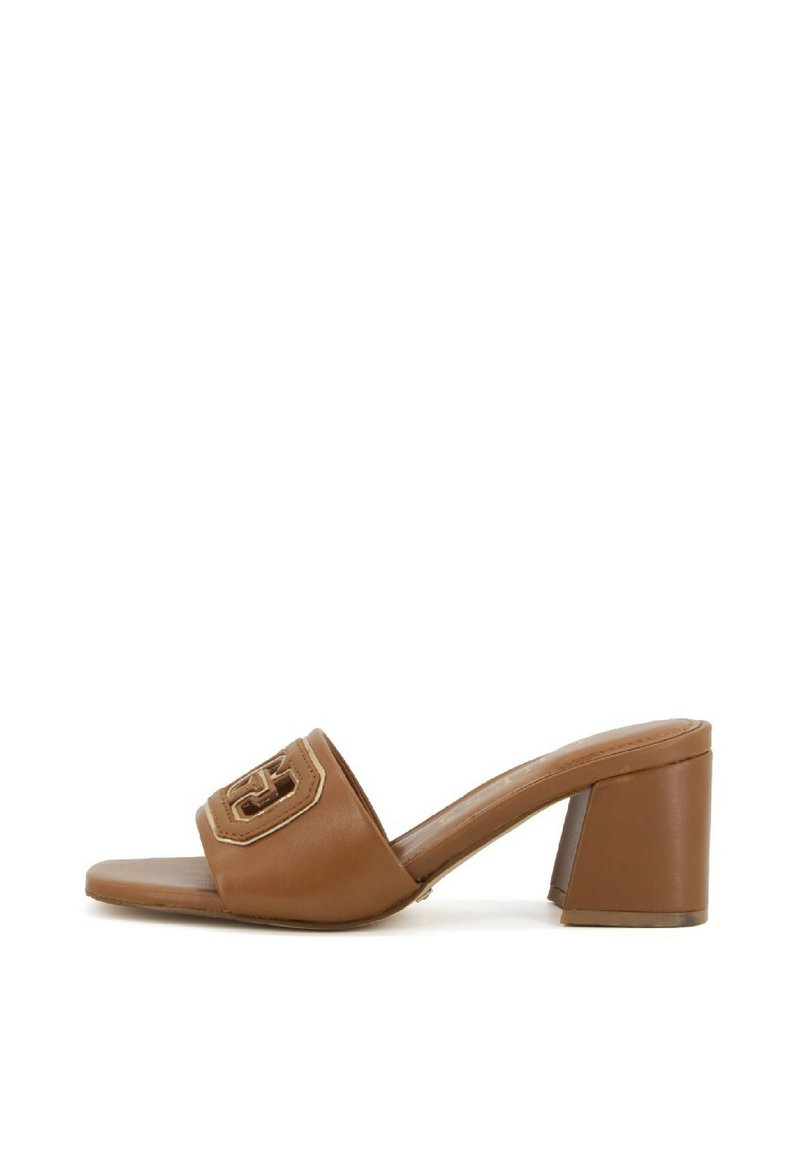 Guess Mules à talons - cognac - ZALANDO.FR