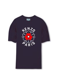 KENZO kids STRAIGHT PUFF-SLEEVED - Jerseykleid - caban/dunkelblau - Zalando