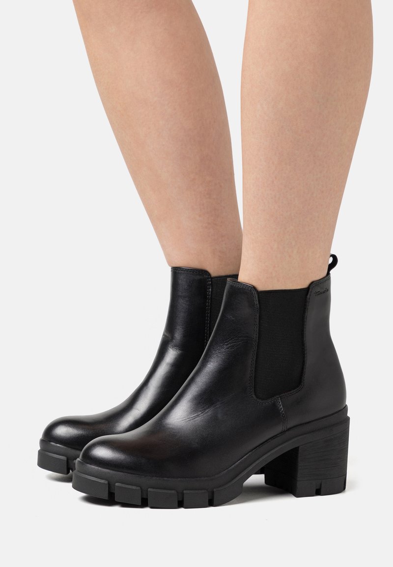 Tamaris Botine cu platformă - black/negru - Zalando.ro