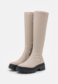 Marco Tozzi Platform boots - off-white - (Pre-owned) - Zalando