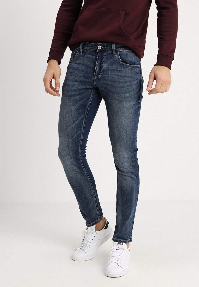 QS Jeans Slim Fit - warm blue denim/blue denim - Zalando.de