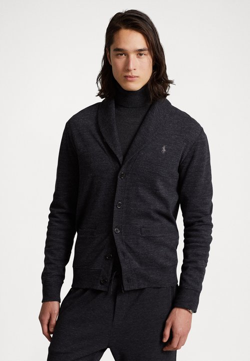 Polo Ralph Lauren LONG SLEEVE CARDIGAN - Cardigan - hunter navy/mørkeblå - Zalando.no