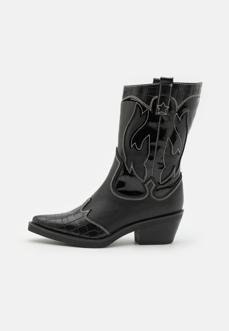 Even&Odd Kauboi-/mootorrattasaapad - black/must - Zalando.ee