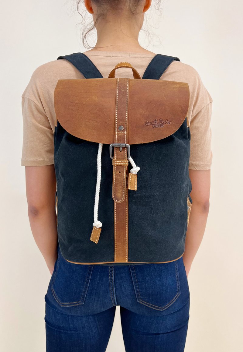 Gusti Leder PAULA - Rucksack - navy/blue - Zalando.ie