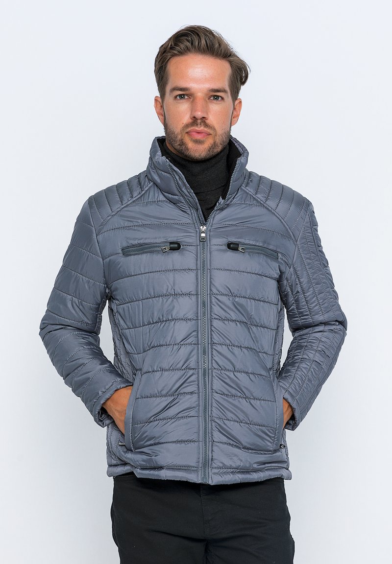 Basics and More Winter jacket - grey - Zalando.ie