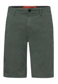 Street One MEN BASIC CHINO - Shorts - grün/verde oscuro jaspeado - Zalando.es