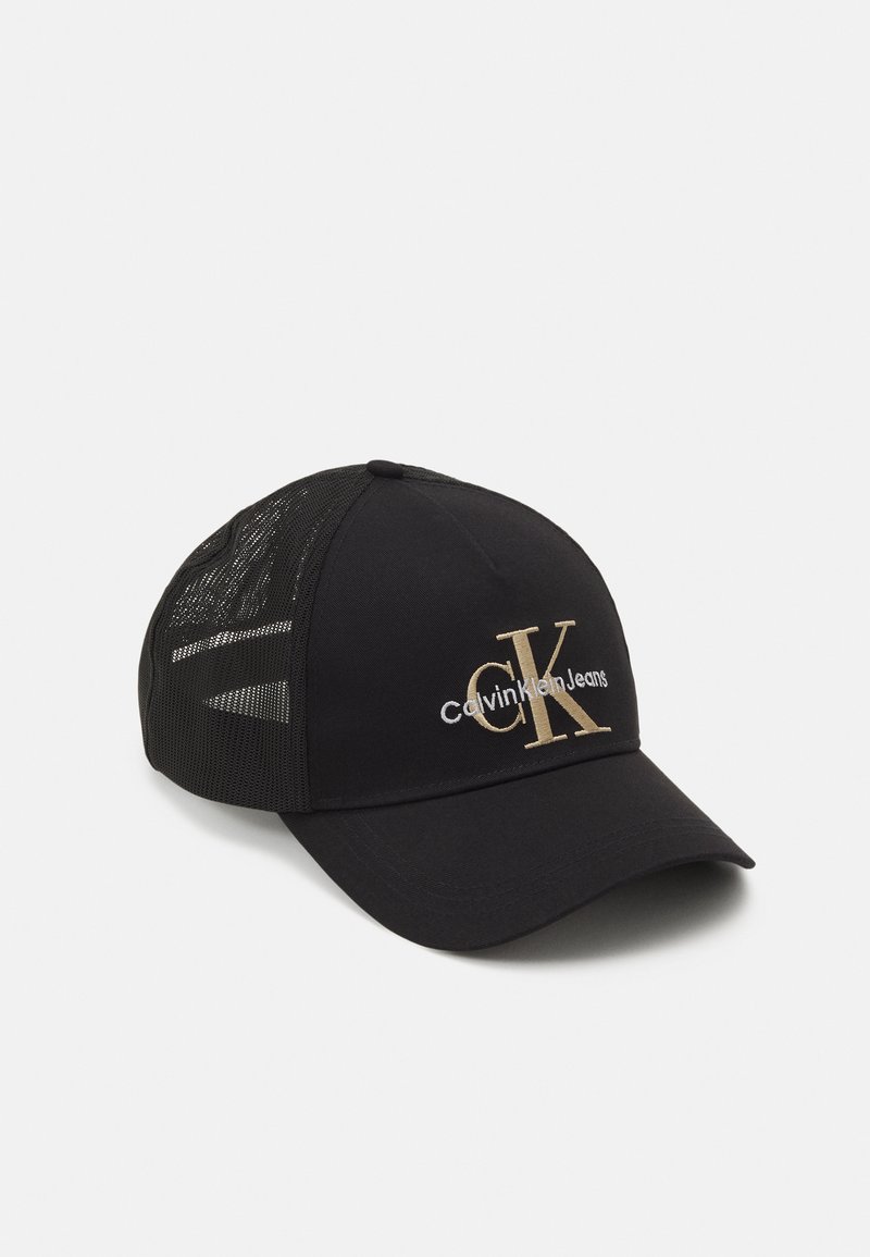 Calvin Klein Jeans MONOGRAM TRUCKER UNISEX - Cap - fashion black/black ...