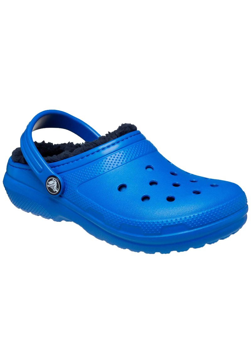 Crocs CLASSIC LINED - Clogs - blue bolt/blue - Zalando.co.uk