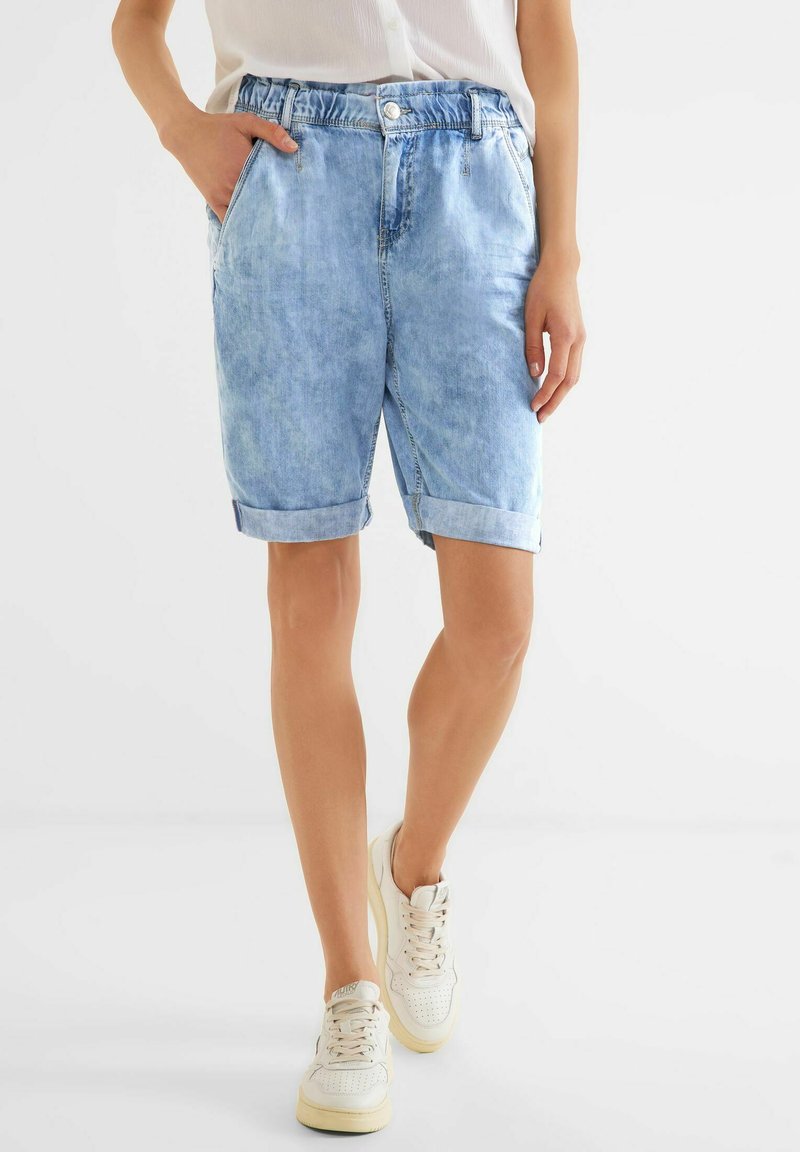 Street One Short en jean - blau/denim bleu foncé - ZALANDO.FR