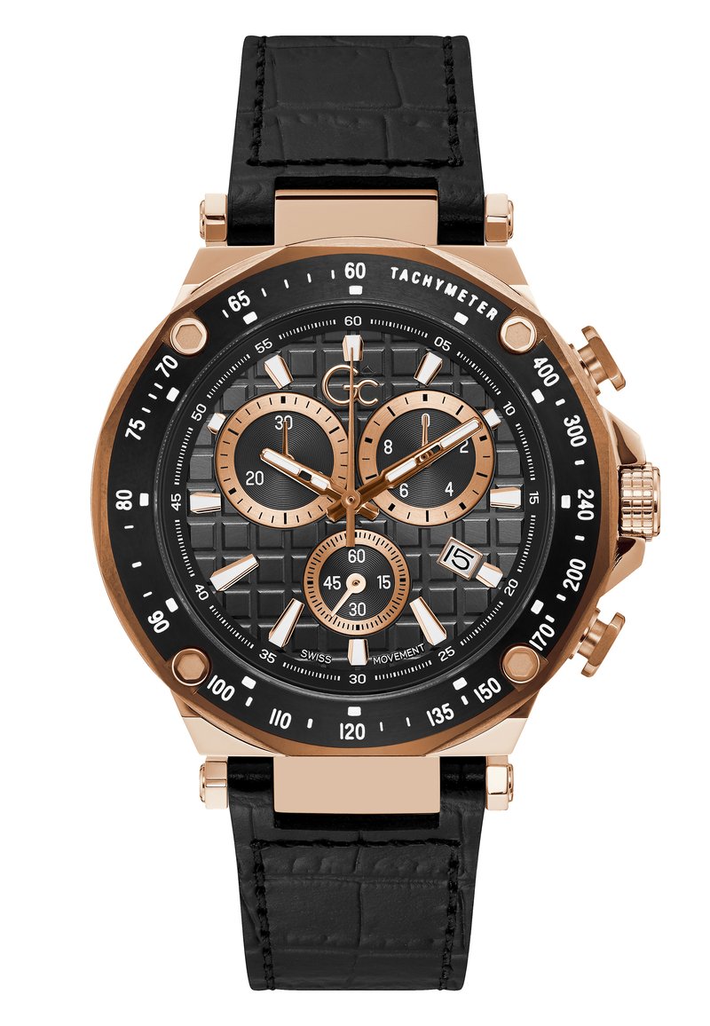 Gc Watches GC SPIRIT SPORT - Chronograph watch - Black/black - Zalando