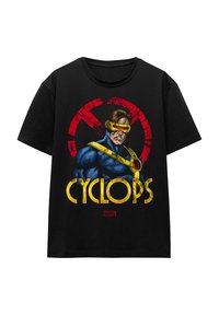 Marvel XMEN CYCLOPS LOGO - Print T-shirt - black - Zalando