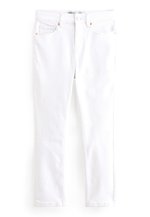 Next CROPPED - Jeans slim fit - white/vit - Zalando.se